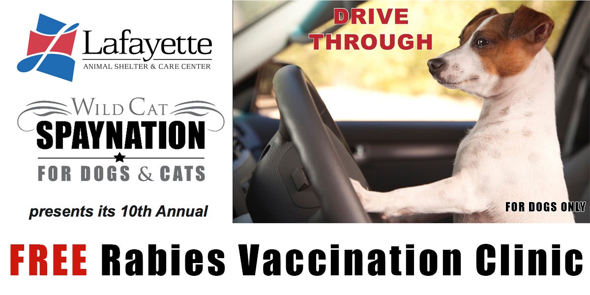 Annual Free Rabies Vaccination Clinic | CAJUNDOME Annual Free Rabies Vaccination Clinic | CAJUNDOME